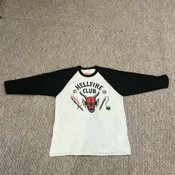 Netflix | Shirts & Tops | Stranger Things Hellfire Club Shirt | Poshmark